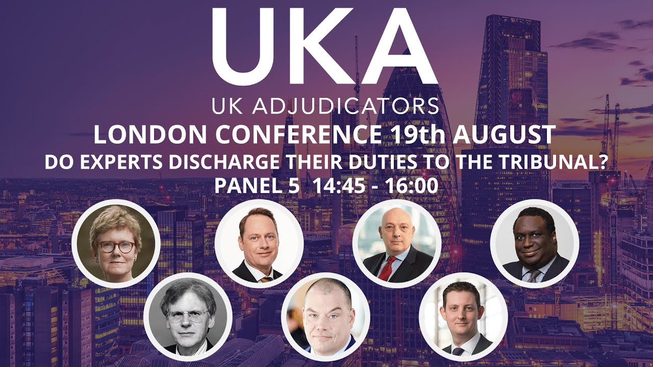 UK Adjudicators 2021 London Conference - Panel 5 - YouTube
