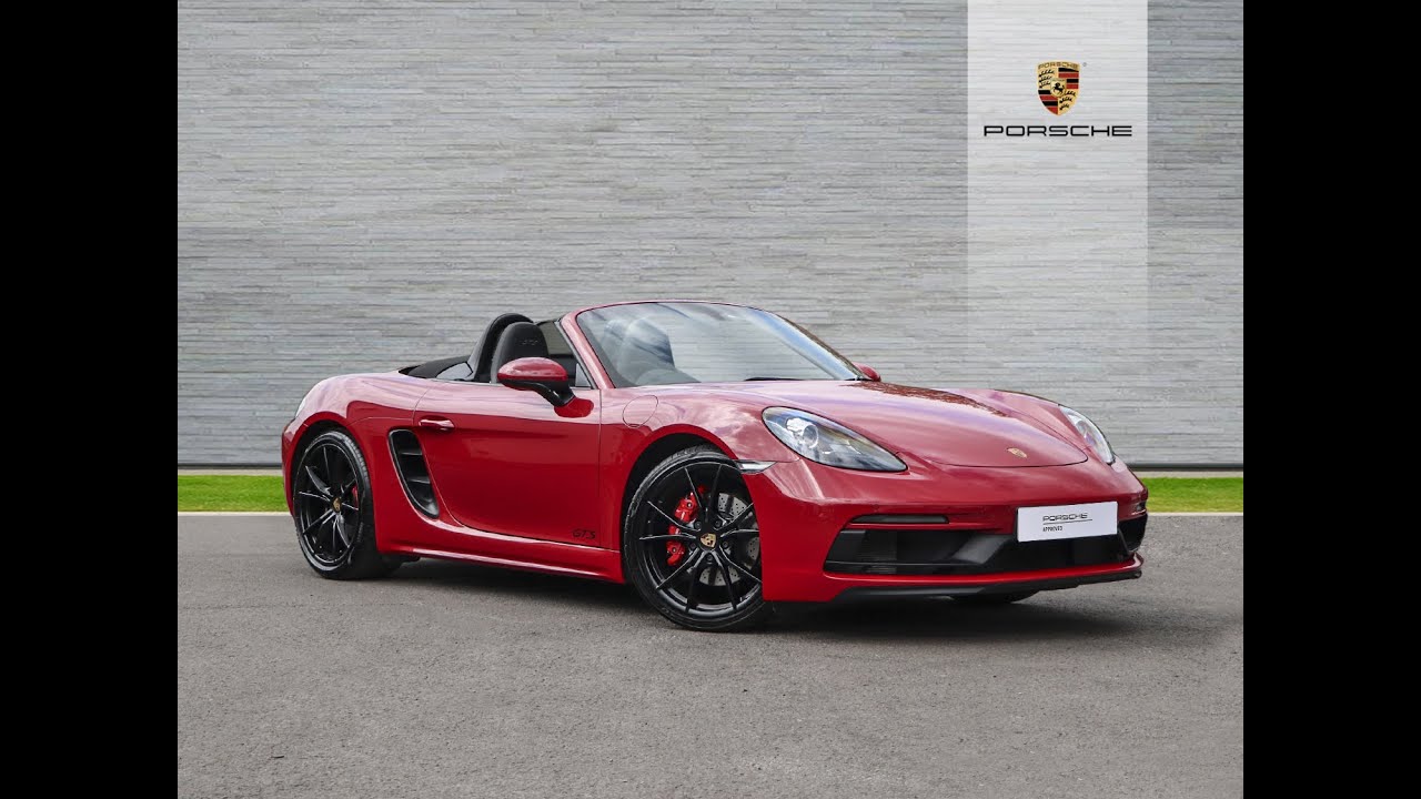 Porsche - 718 Boxster GTS 2.5 - Carmine Red - YouTube