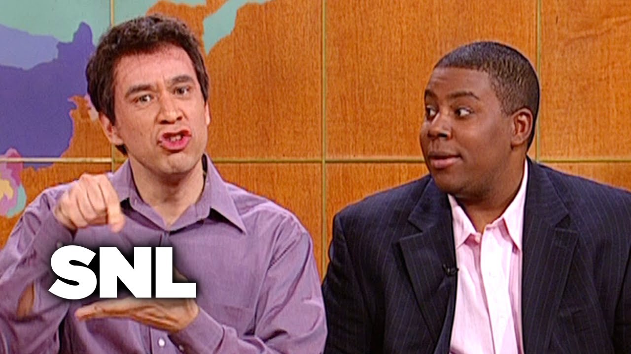 Comedian Ritchie B and His Interpreter Marcus - Saturday Night Live ...