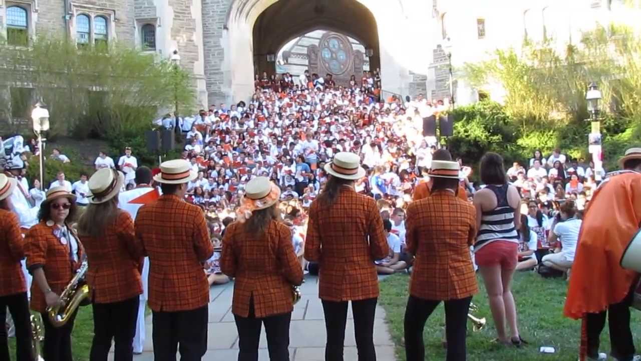 2013-09-08 Princeton Class of 2017 Freshman Step Sing (1) - YouTube