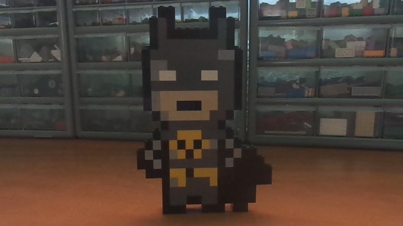 Pixel Art Lego - Batman (Mr :P) - YouTube