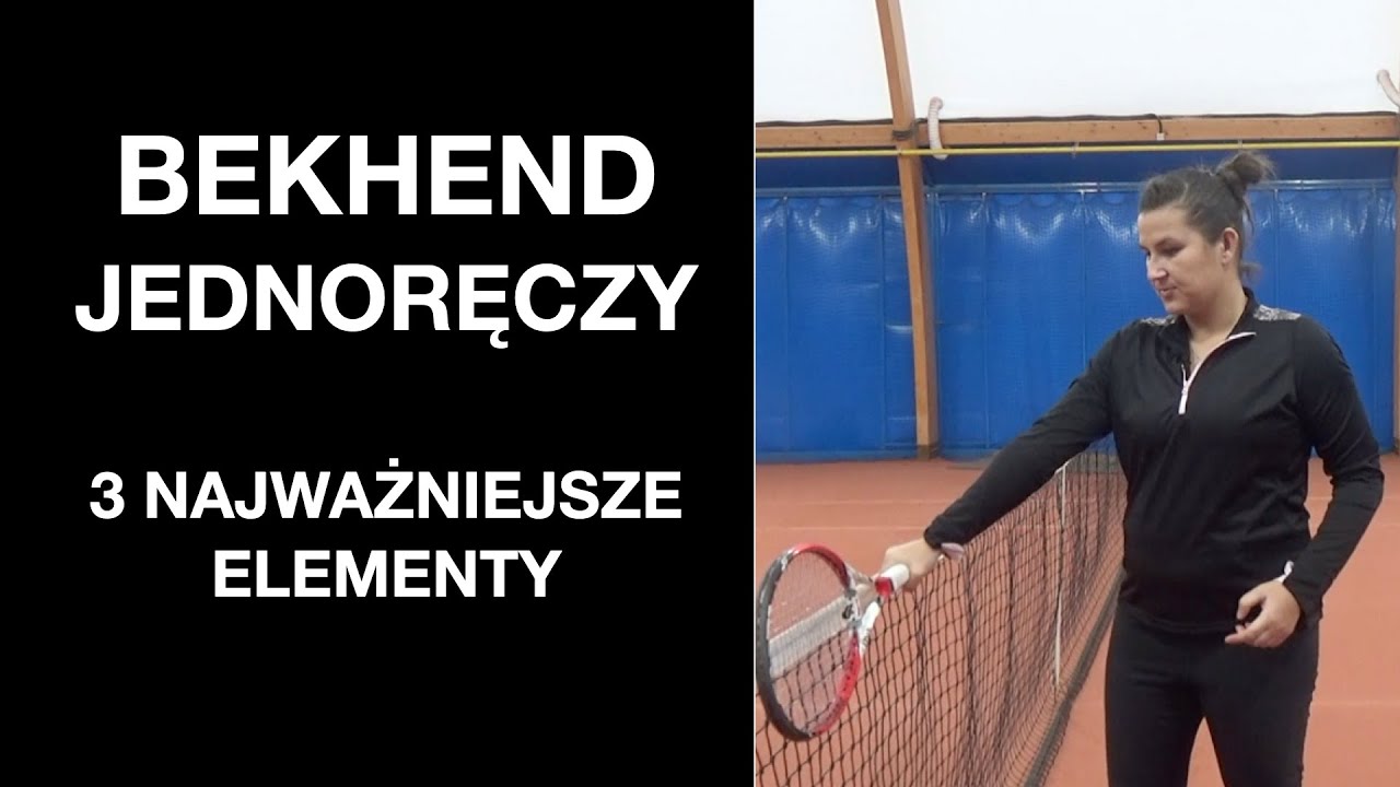 Bekhend jednoręczny - YouTube
