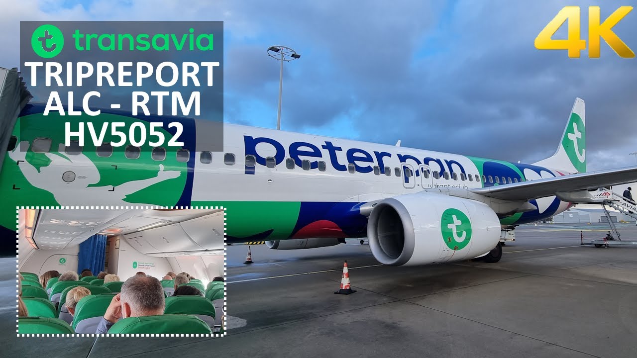 [4K] TRIPREPORT | Transavia | Boeing 737-800 | Alicante - Rotterdam ...