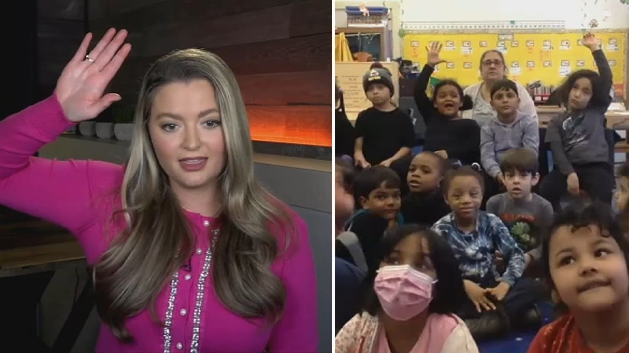 Dani Beckstrom meets the next generation of potential meteorologists ...