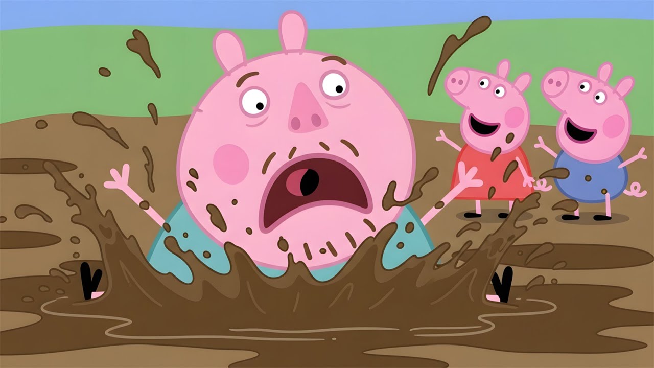 Peppa Pig 😂 Daddy Pig Falls in Mud! 💦 | Funniest Day Ever 🐷 | Kids ...