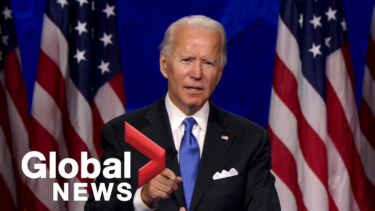 Joe Biden formally accepts Democratic presidential nomination at 2020 ...