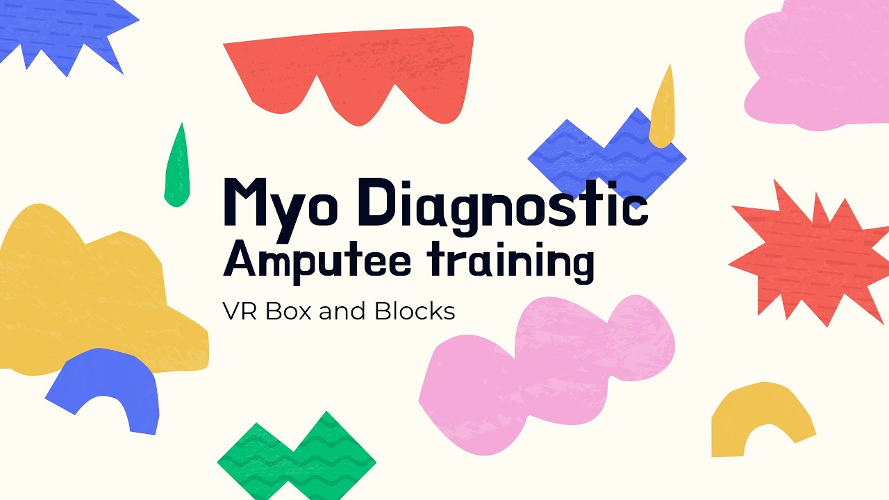 Diagnostic Myo with VR Box and Block Test setup - YouTube