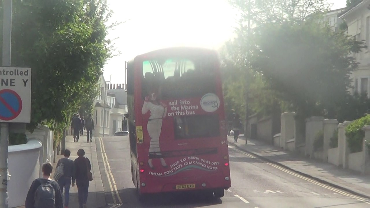 Brighton and Hove bus route 7 departing Seven Dials bus stop, 6th May ...