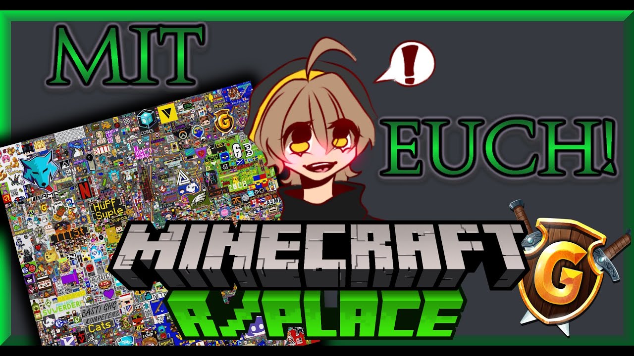 Seit über 33 Stunden Blöcke platzieren :D - Minecraft r/place [Live ...