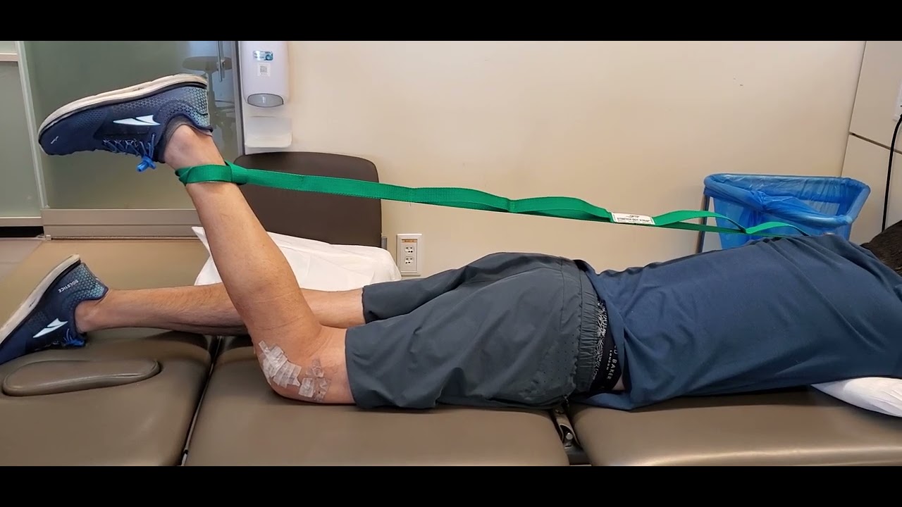 Knee - Mobility - Quadriceps Stretch & Isometric Contraction Exercise ...