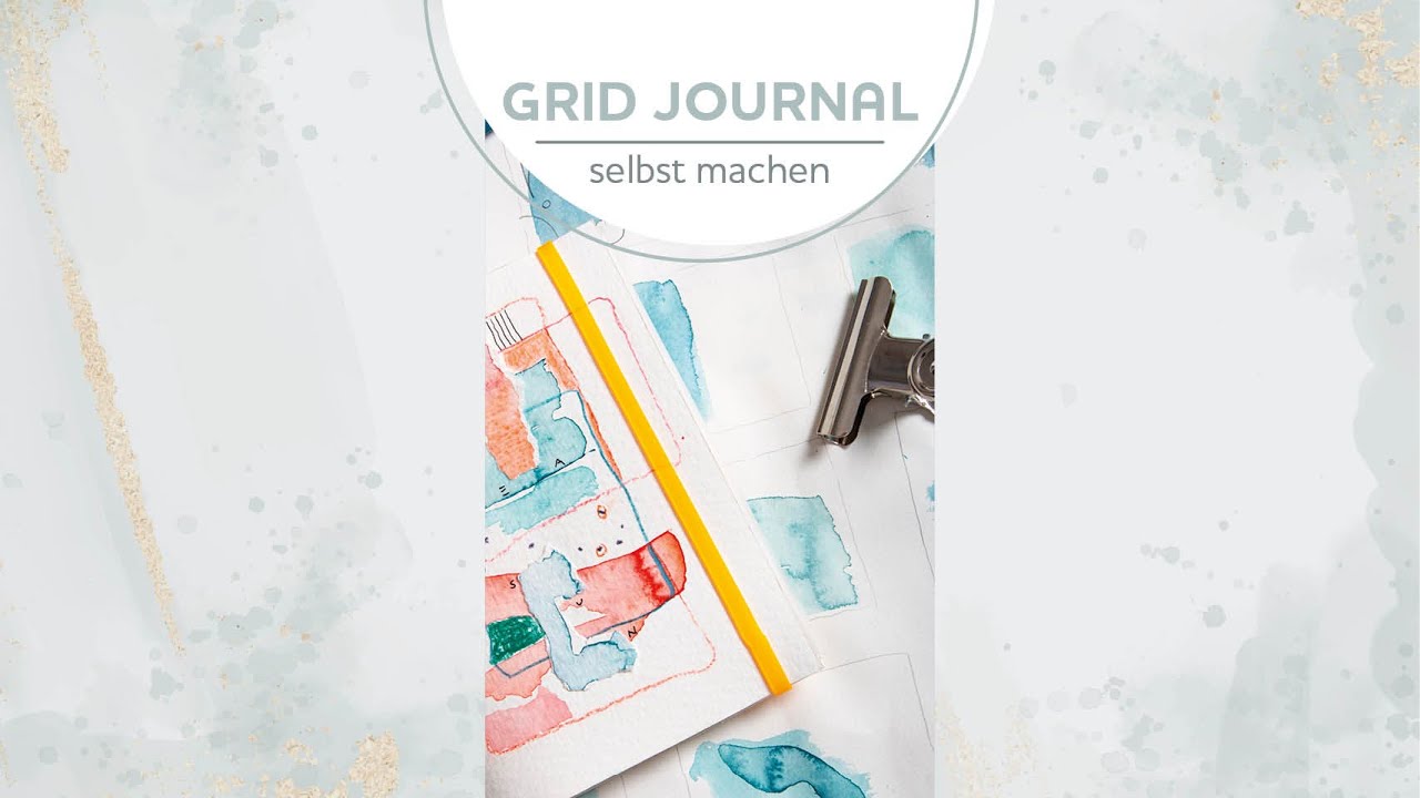 #DIY Grid Journal auf Da Capo Aquarell-Papier - YouTube