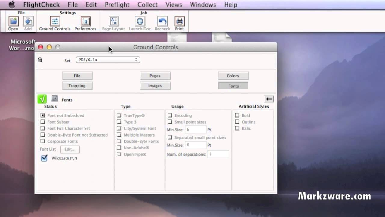 Markzware FlightCheck Can't Import Ground Controls - Yes it can - YouTube