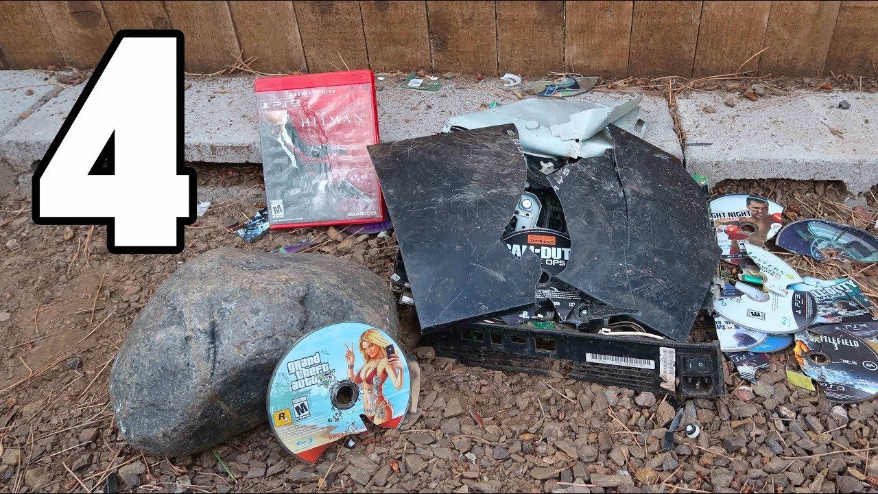 Bored Smashing WEEK - PlayStation 3! - YouTube