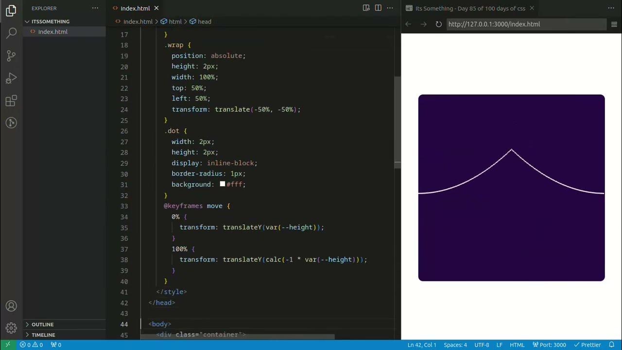 85 Its Something of 100 days of CSS - YouTube