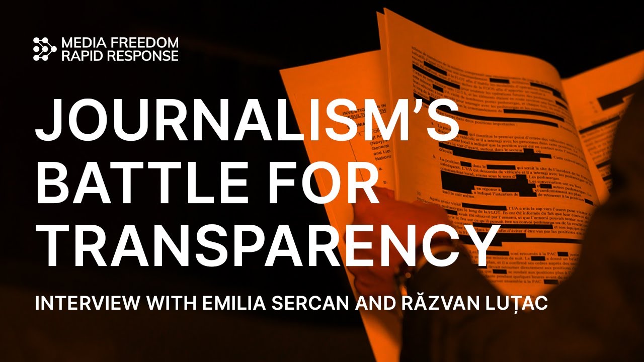 The Fight for Transparency: Romanian Journalists on FOI Failures - YouTube