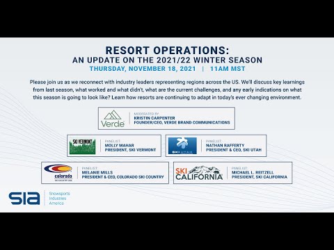 11.18.2021 - Resort Operations: An Update on the 2021 22 Season - YouTube