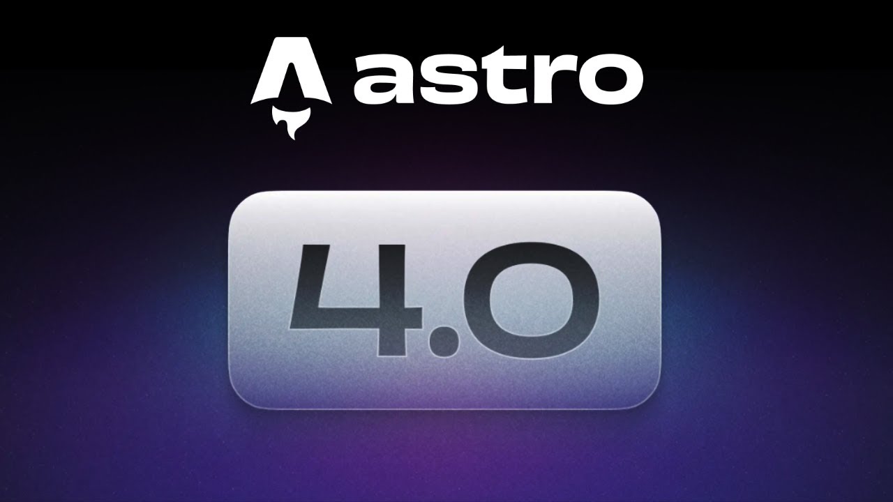 Astro 4.0: Complete Guide to Upgrading & New Features Explained - YouTube