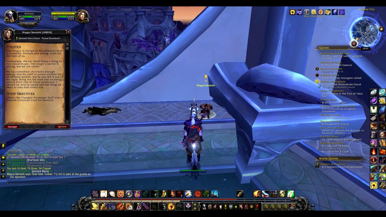 Suramar City Legion 7.1 | New Questline | Part 4 - YouTube