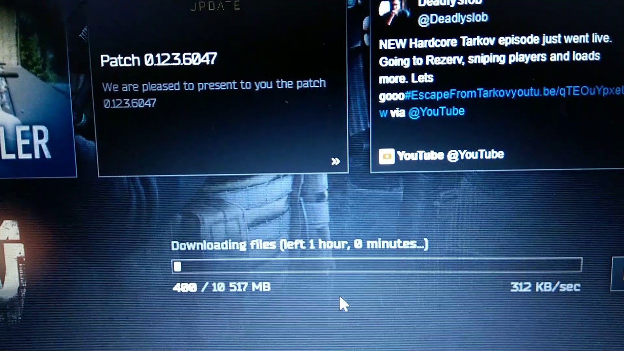 escape from tarkov downloading installing - YouTube