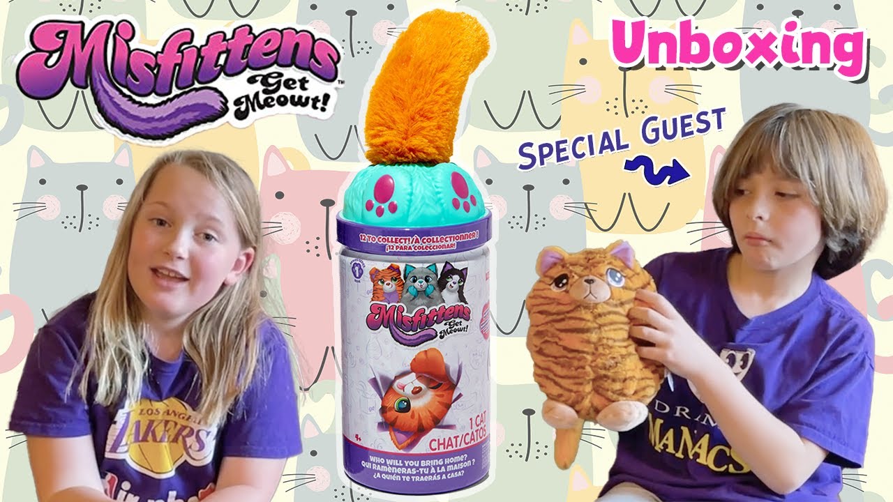 Misfittens (Series 1) Surprise Cat Plush Toy Unboxing - YouTube