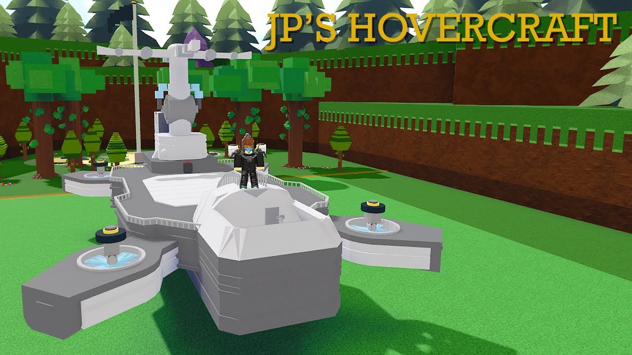 JP's Hovercraft basic tests (Build A Boat) - YouTube