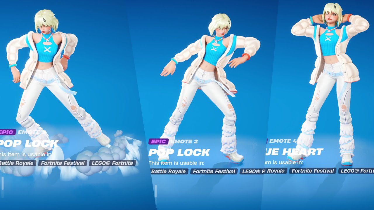 SummitSeeker Evie Skin Showcase with Emotes and Dances | Fortnite X ...