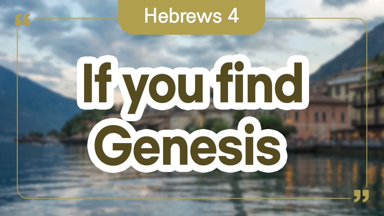[ TODAY'S MANNA ] Hebrews 4 (LET US THEN WITH CONFIDENCE DRAW NEAR TO ...