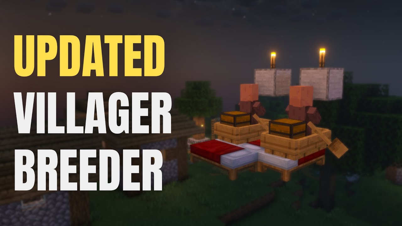 Simplest Infinite Villager Breeder for 1.20.2+, 1.21 - YouTube