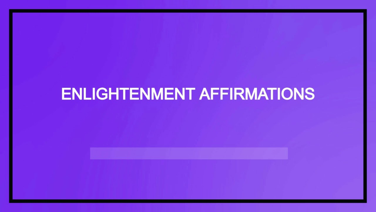Awakening/Enlightenment Affirmations | Subliminal Audio - YouTube