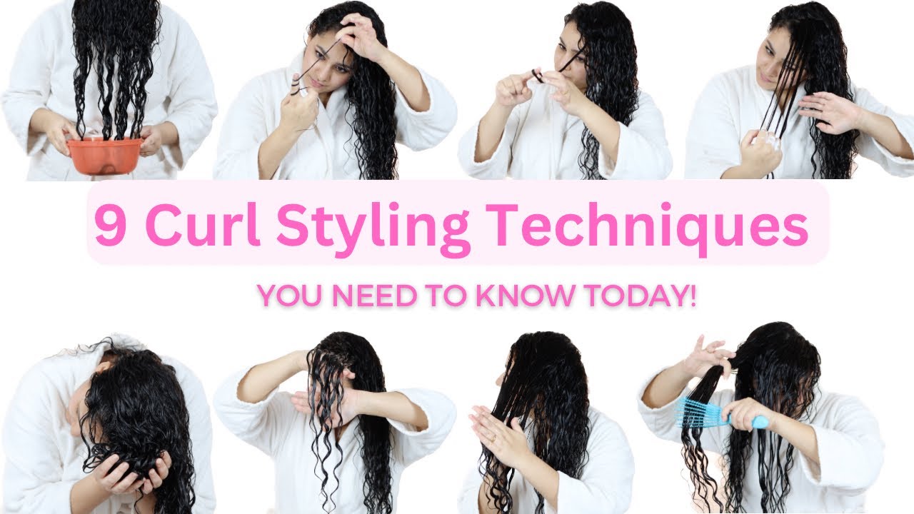 EVERY Curl Styling technique - Explained | Ft. Love Beauty & Planet ...
