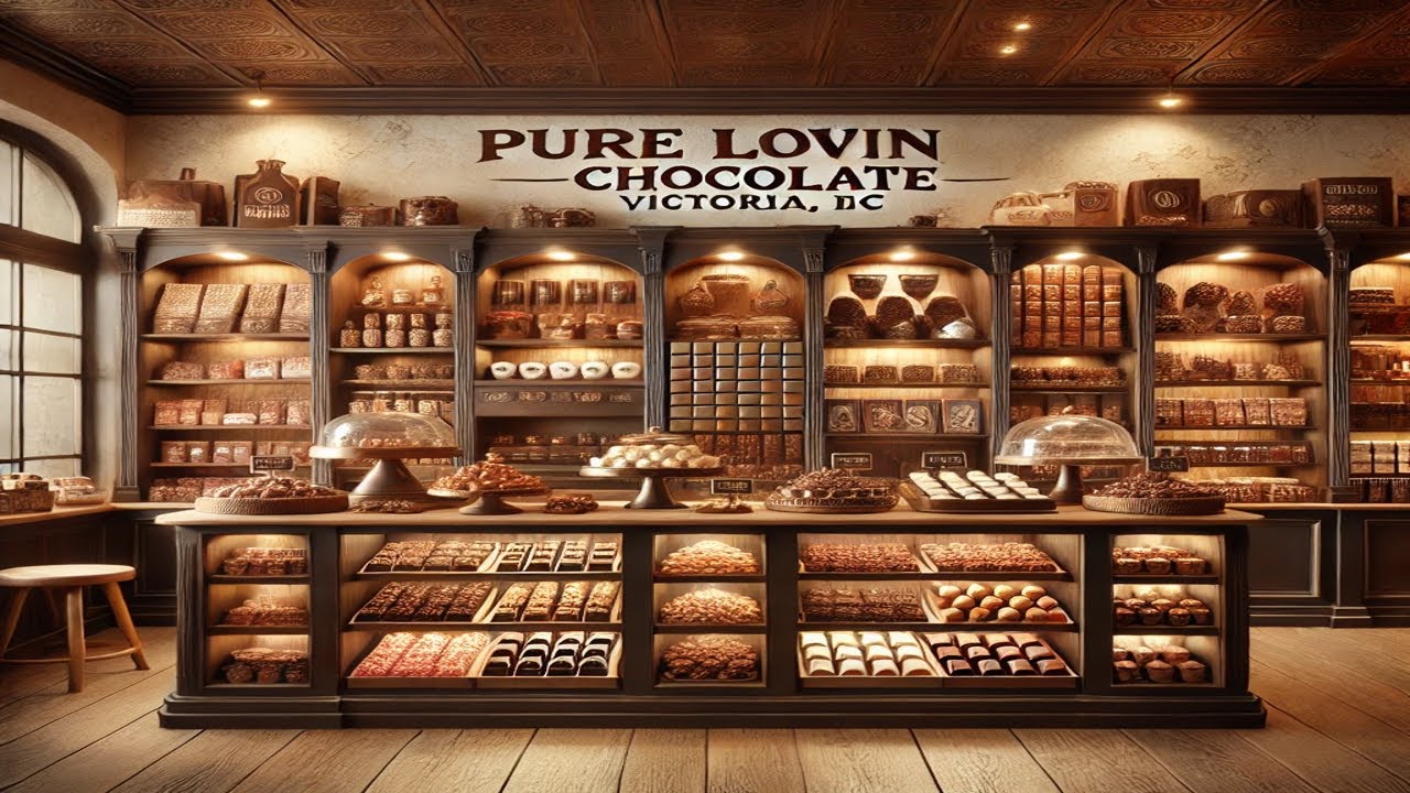 Quick tour of Pure Lovin' Chocolate ( 100% vegan and gluten free) in ...