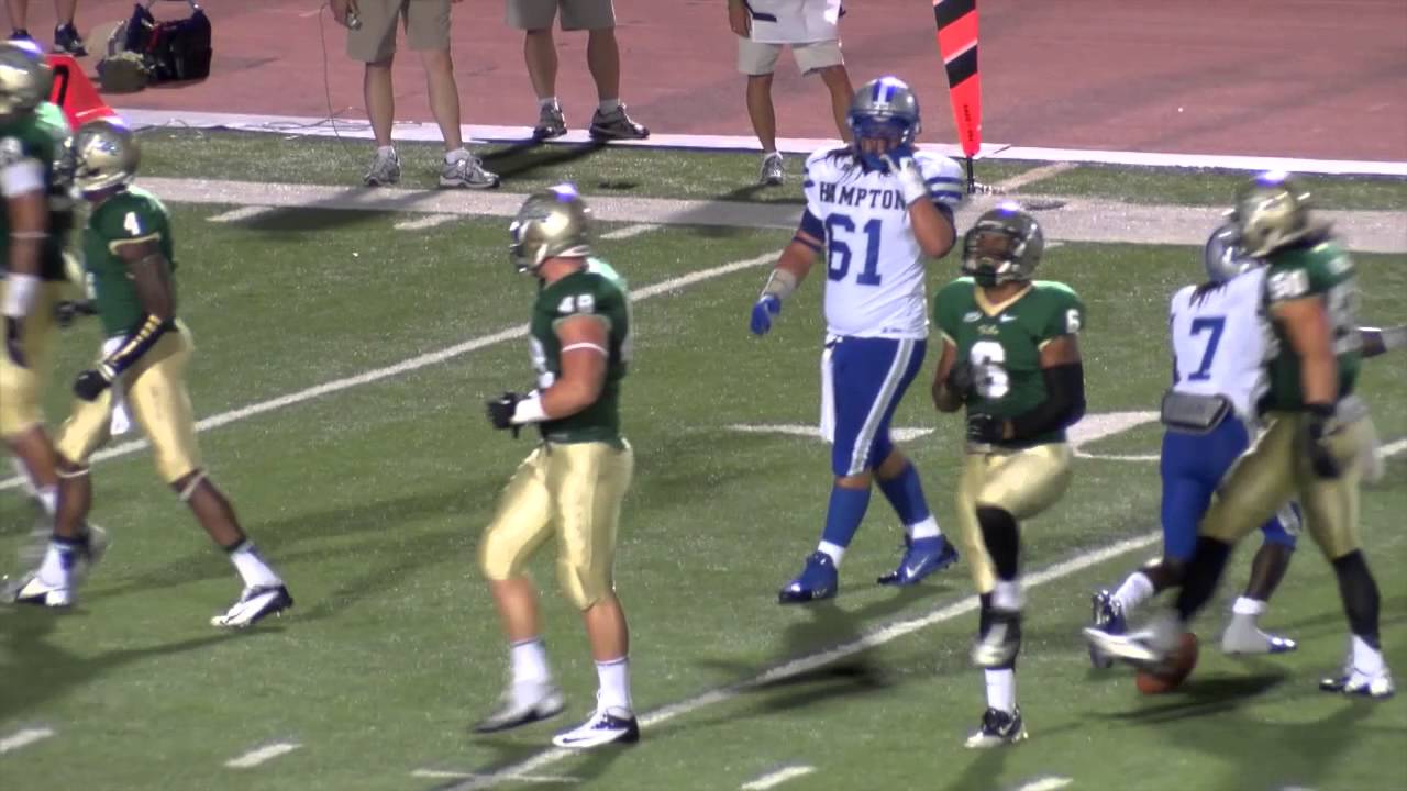 Tribe Football 2013 vs. Hampton - Quick Highlights - YouTube