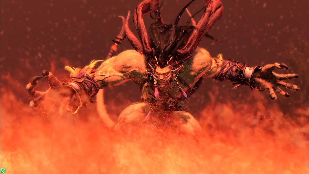 Dissidia Final Fantasy NT - Ifrit Boss Battle Gameplay Demo PS4 - Jump ...