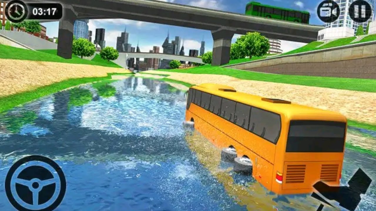 Sea Bus Driving - Tourist Coach Bus Driver Games - Android IOS Gameplay ...