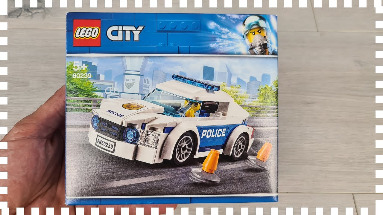 Lego Police Patrol Car build - YouTube