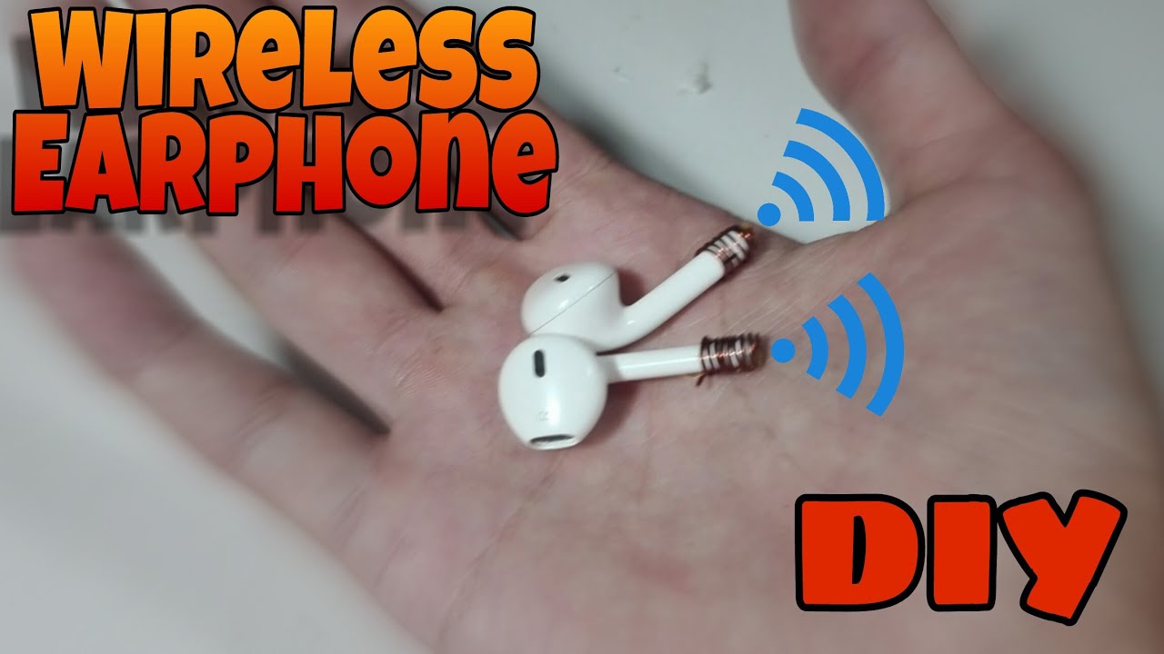 How To Make Wireless earphone Easily At Home | DIY - YouTube