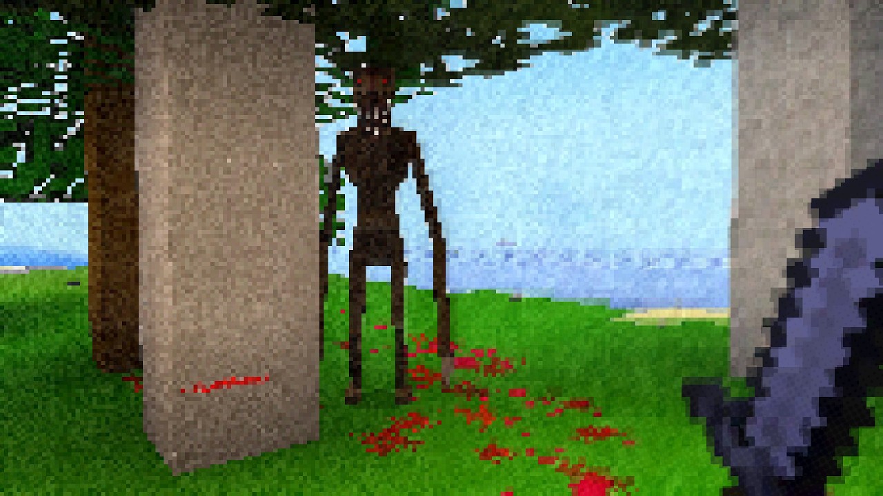 I Played Minecraft Horror Mods on the WORST Graphics Imaginable - YouTube