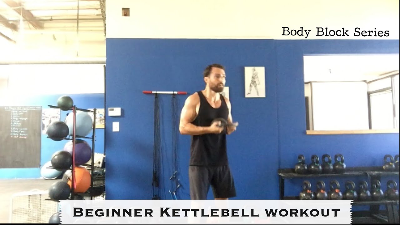 Beginner Kettlebell Workout! - YouTube