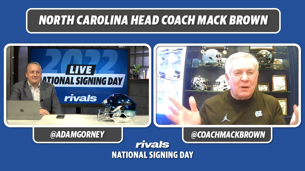 National Signing Day Live: North Carolina Head Coach Mack Brown - YouTube