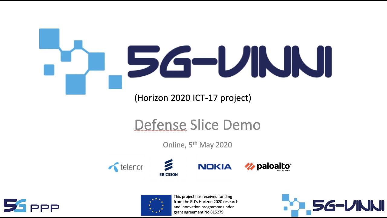 5G-VINNI demo of the implementation of a network slice using 5G - YouTube