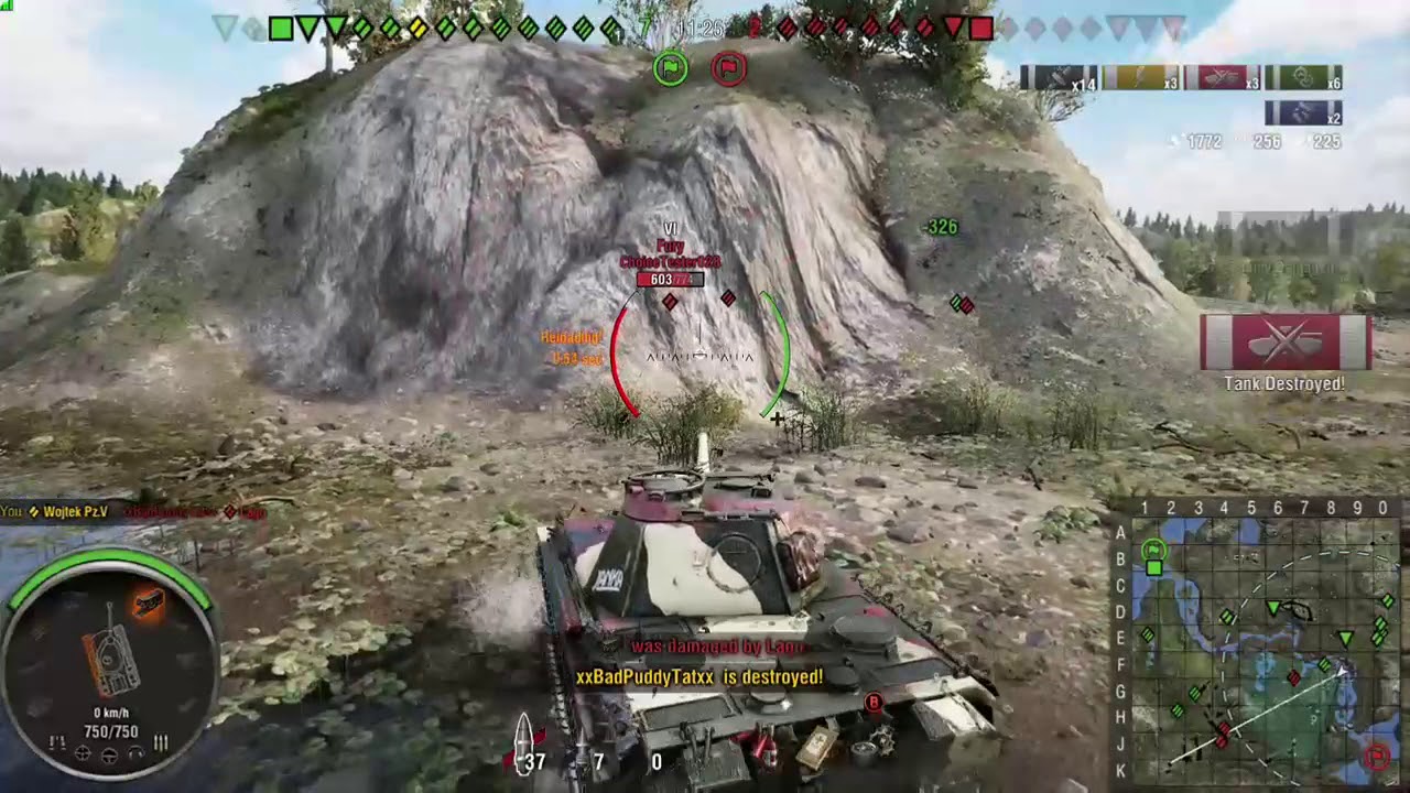 World of Tanks Mercenaries - Wojtek Pz - 9 kills 3,400 Damage - YouTube