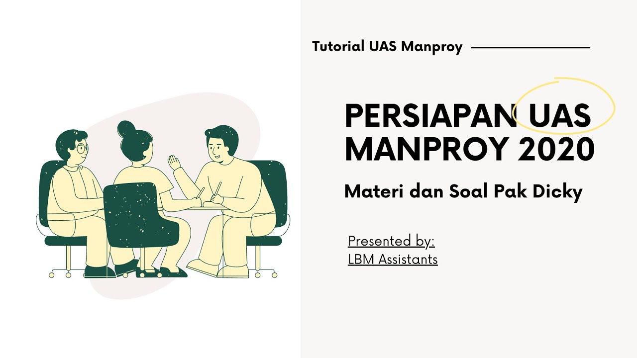 Tutor UAS Manajemen Proyek - Materi dan Soal Bapak Dicky Fatrias - YouTube