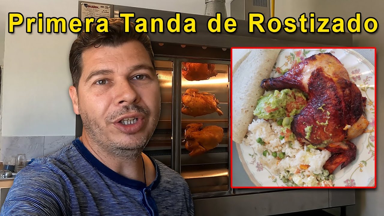 🐔 Primera Prueba de Nuestro Rosticero, 🐔 probando tiempos, temperaturas ...