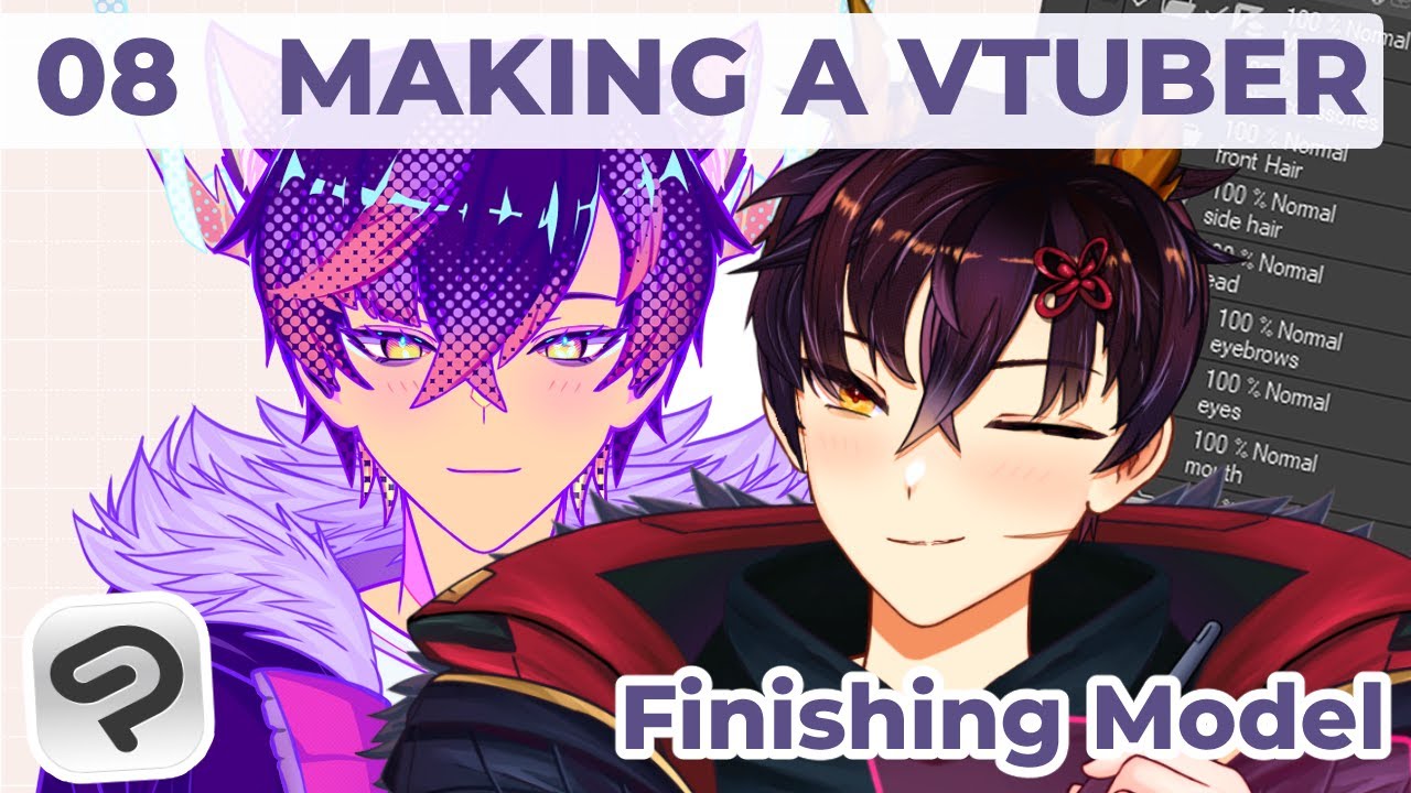[ DAY 8 ] MAKING A VTUBER! | Finishing the Model! - YouTube