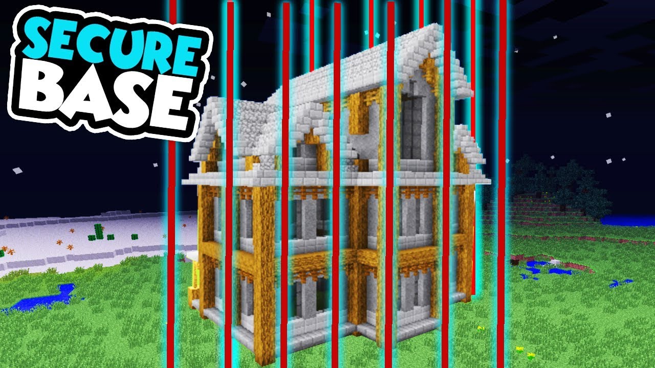 MINECRAFT - MOST HAUNTED SECURE BASE CHALLENGE - YouTube