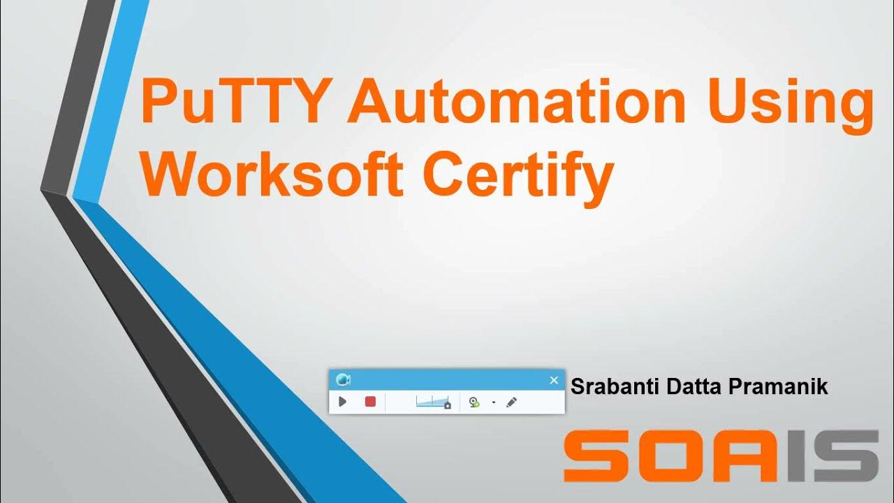 PuTTY Automation Using Worksoft Certify - YouTube