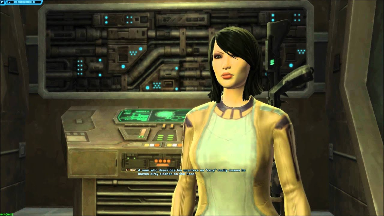SWTOR SM First Conversation with Risha - Welcome Risha - YouTube