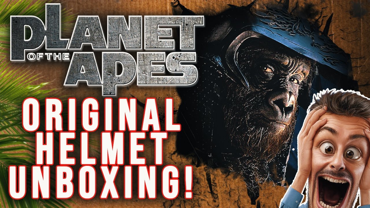 ORIGINAL SCREEN USED POTA 2001 GORILLA HELMET GRAIL UNBOXING ! - YouTube