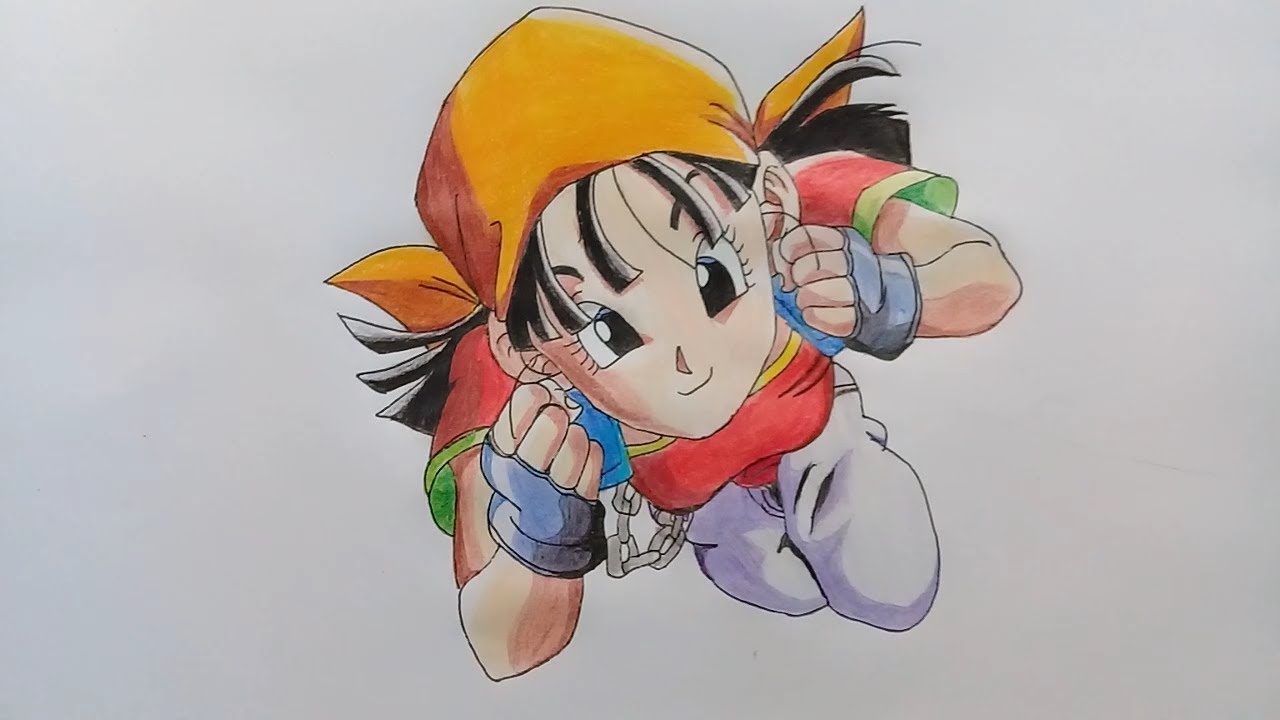 Como dibujar a pan de dragón ball gt - YouTube