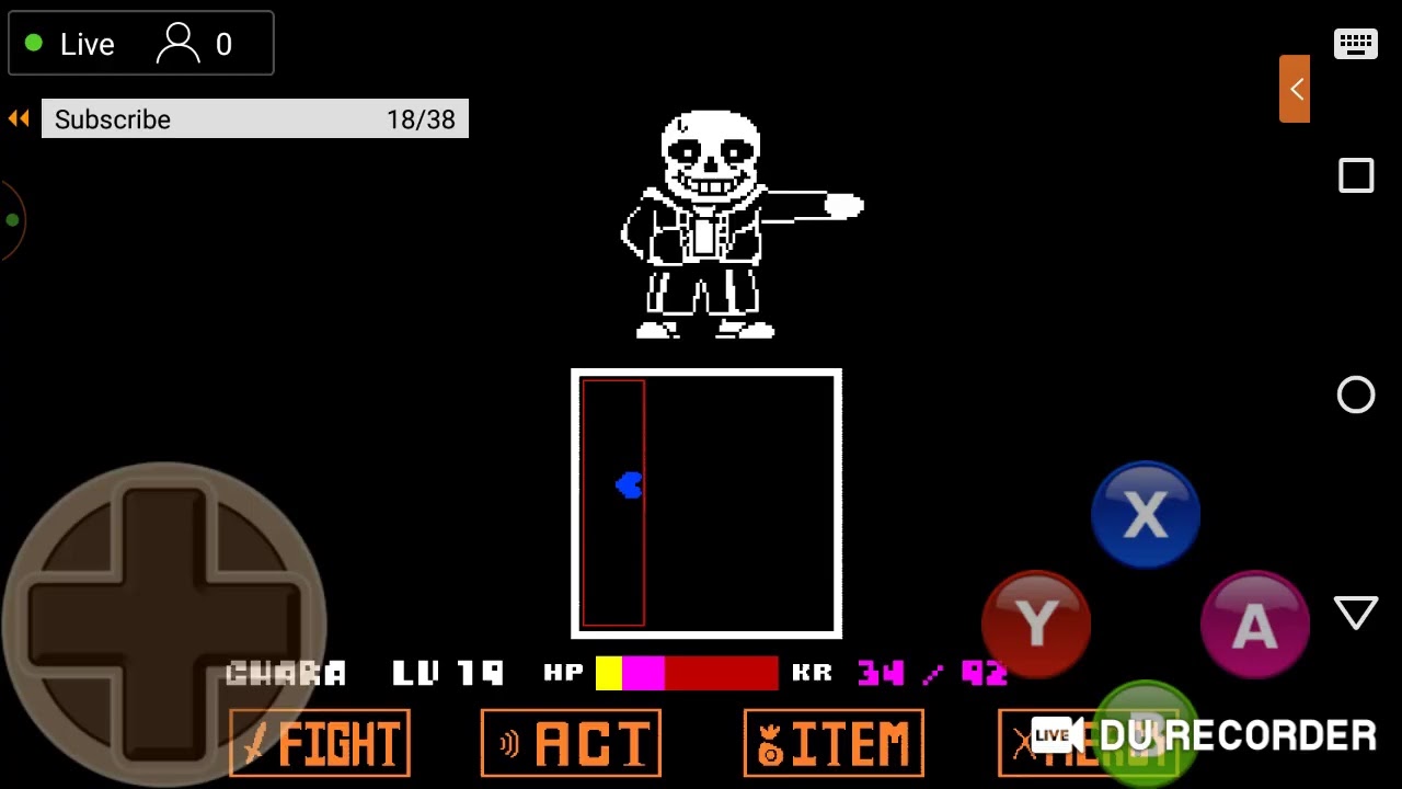 killing sans!!!( undertale mobile lets play live.) - YouTube
